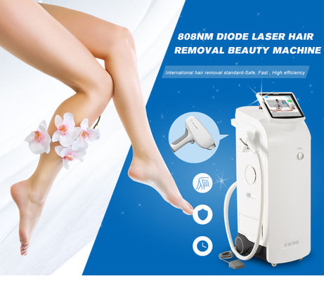 Permanent 808nm Laser Hair Removal Machine 600W With Touch Cooling System