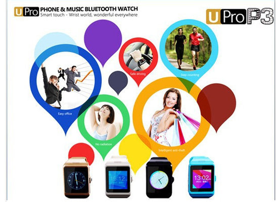 ISW-5 2015 fashionable Bluetooth smart watch phone 1.55 inch capacitive touch screen