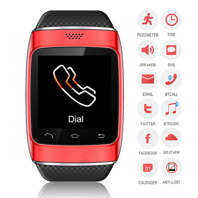 Smart Wrist Watch with 1.54" Touch Screen, Sync Calls and Messages,bluetooth smart watch