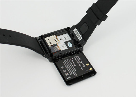 1.54 Inch Smart Watches Android Single Sim Card Gps 2Mp Black Android 4.4 WS06