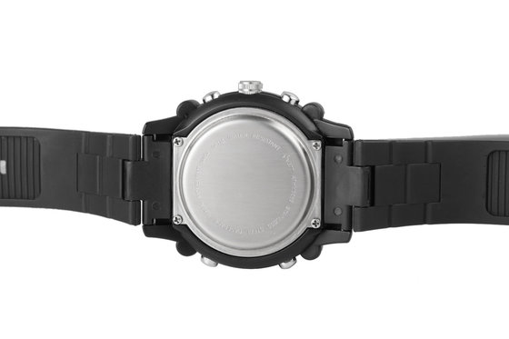 Fashion Luminous Dark Analog Digital Watches 24 / 12 hr Mode , Male Wrist Watch