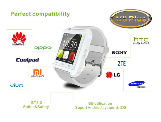 Smart wrist watch phone mate bluetooth U8 Plus , Heart Rate Monitor Smart Watch