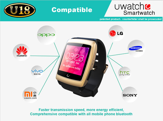 Dual - core Andorid OS 4.4 GPS WIFI Bluetooth Smart Watch , wrist watch cell phone