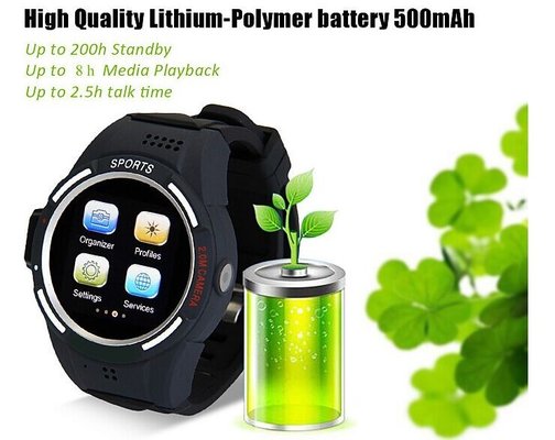 Waterproof Fitness Smart Wrist Watches Sport Smart Watch With GPRS Network Service