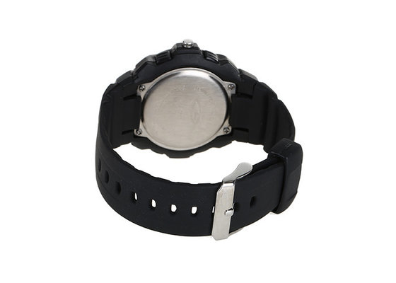 Black 30 M Waterproof LED Sport Digital Wristwatch Stainless Steel Back Case