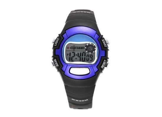 Chronograph LCD Multifunction Digital Watches For Kids , Teenage Snooze Alarm Wrist Watch