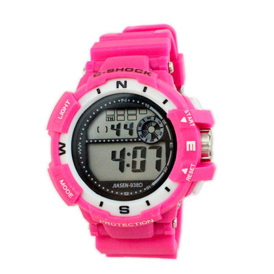 Colorful PVC Band Multifunction Digital Ladies Wrist Watch Professional