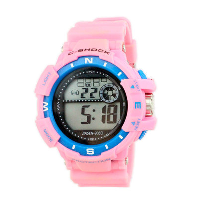 Colorful PVC Band Multifunction Digital Ladies Wrist Watch Professional
