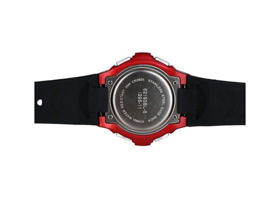 Multifuction Sport LCD Digital Watch 3 ATM Waterproof Stainless Steel Case Back