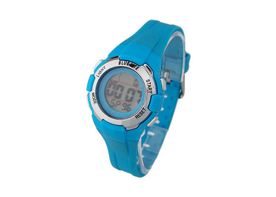 ABS Case PU EL Back light Children Gift LCD Digital Sport Watch 30 M Waterproof