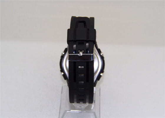 Gent LCD Digital Sports Wrist Watch stopwatch blue EL light 30 meters water resistant