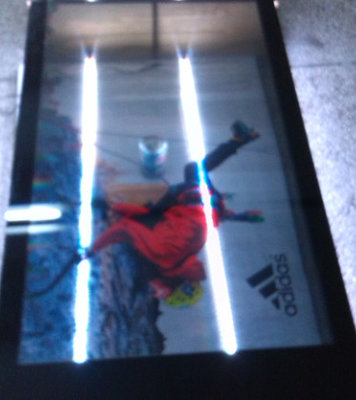 LG 47 Inch Transparent LCD Screens Panel , Video / Picture LCD Digital Signage Displays