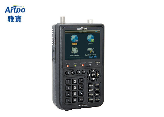 3.5'' LCD Digital Satellite Finder Meter Original Satlink WS-6909DVB-S Terrestrial Signal Meters