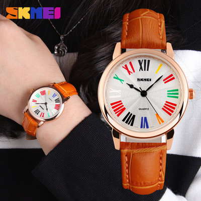 Colorful Shine Womens Quartz Watches , Japan Movt 30M Waterproof Vogue Watches