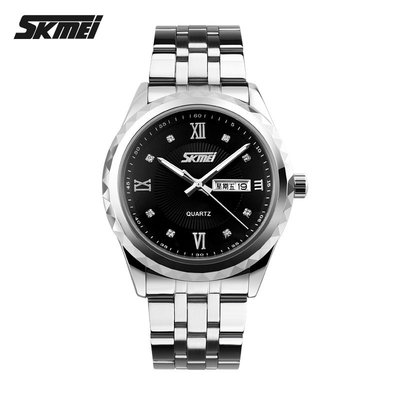 Men Classic Shock Stainless Steel Analog Quartz Watches With Japan Movement And Battery