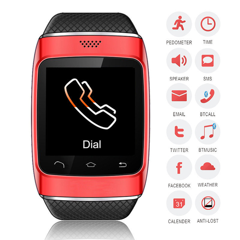 Smart Wrist Watch with 1.54" Touch Screen, Sync Calls and Messages,bluetooth smart watch