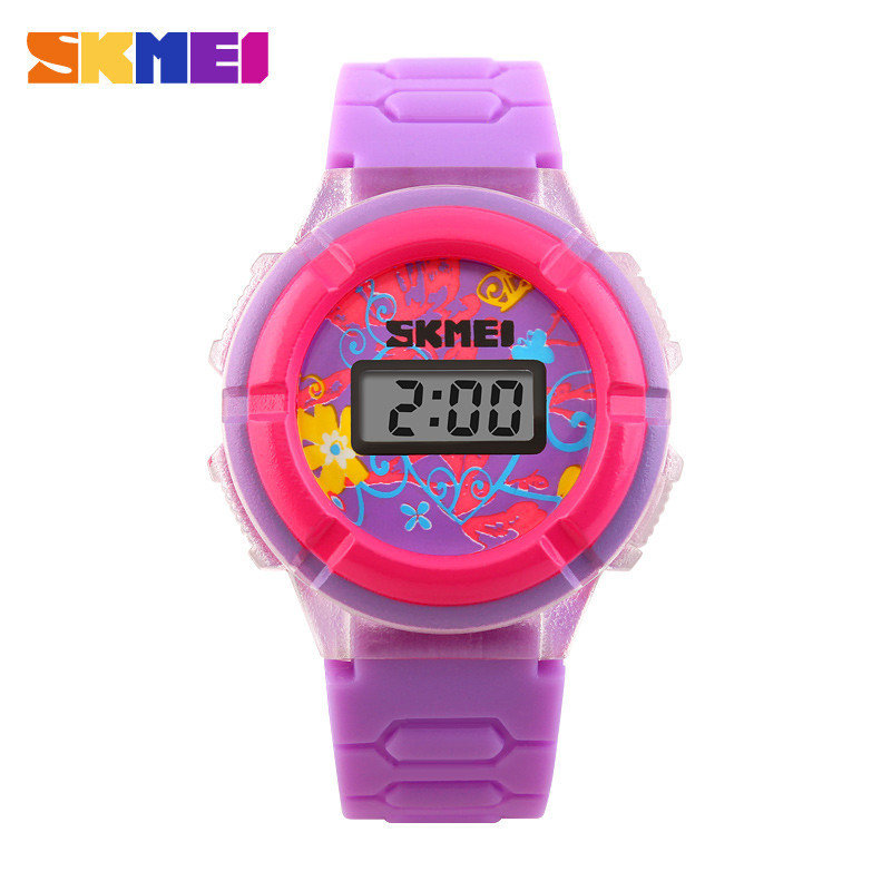 Sweet Color Multifunction Digital Watch Happy Gifts For Children Lovely Design