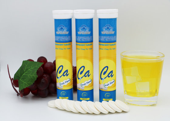 OEM Formula Calcium Effervescent Tablets Fast Absorption With Private Label