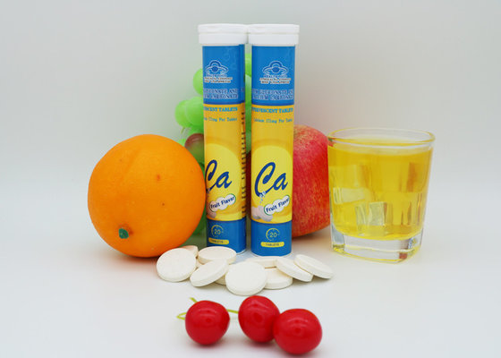 Natural Calcium Effervescent Tablets 171 mg Per Tablet Fast Absorption