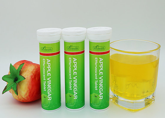 Apple Vinegar Slim Fizz Tablets Customized Formula With Private Label ISO Approved