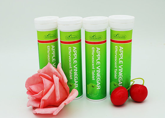 Health Supplement Slim Fizz Tablets / Apple Vinegar Fizzy Tablets OEM Service
