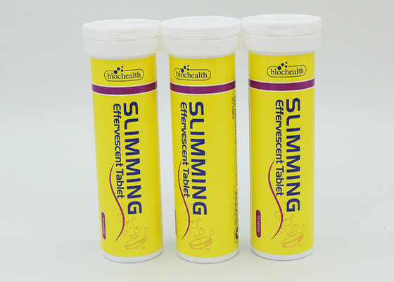 Sweet / Sour Flavour Fizzy Vitamin Tablets With L Carnitine Lotus Leaf Rhizoma Alismatis