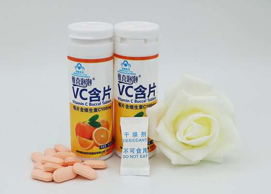 Dietary Supplements Vitamin C Chewable Tablets 1000 Mg With Different Fruit Flavour