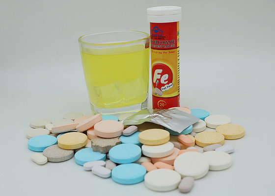 Fast Absorption Private Label Effervescent Tablets / Ferrous Iron Effervescent Tablets