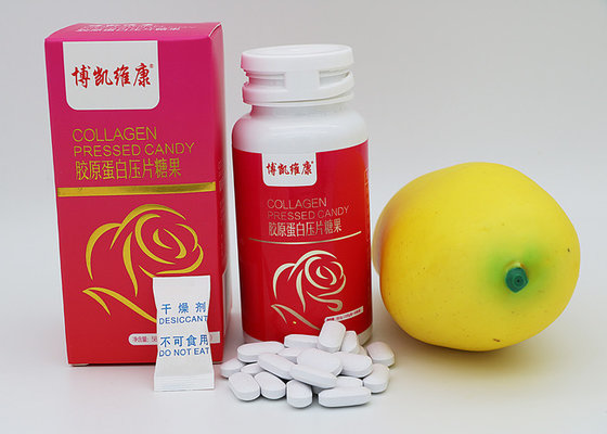 Professional Collagen C Tablets Candy Soy Isoflavones Tablets Samples Available