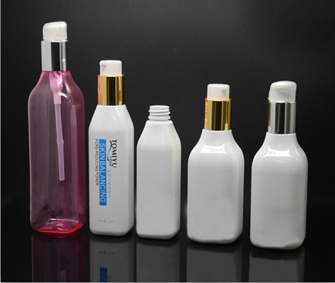 White 220ml Cosmetic Plastic Bottle For Shampoo And Conditioner , Wet Protection