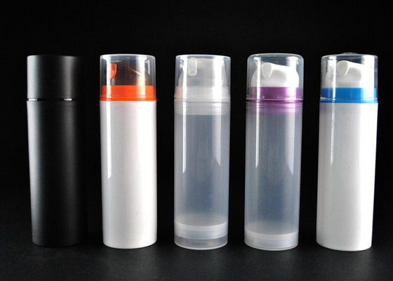 Eco friendly lotion pump bottles airless cosmetic packaging in Pantone Color