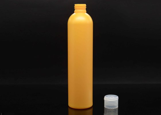 boston round shoulder HDPE Plastic Pump Bottles 200ml with flip top cap