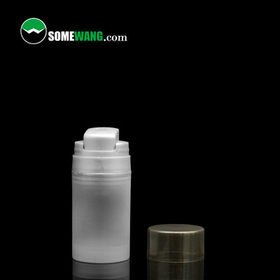 PP 75ml Lotion Plastic Pump Bottles , Empty Cosmetic Containers with natural color