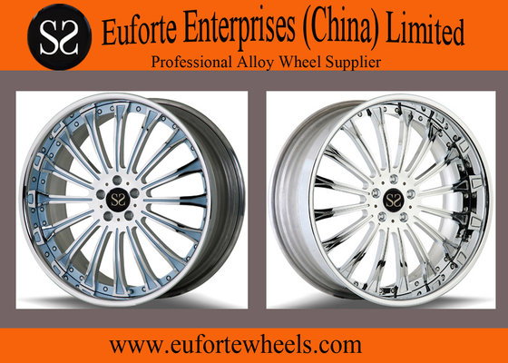 SS Wheels - Chrome Concave Forged Racing Wheels 54 - 74 . 1mm CB OEM TPMS Compatible