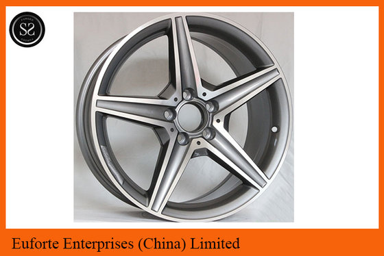 C260 C263 18 " And 19 " Mercedes Benz Wheel Gun Metal Machine Face