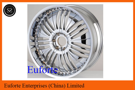 Chrome Aluminum Alloy 4 x 4 Off Road Wheels 24 inch For Nissan GMC Ford Toyota Replica Wheels