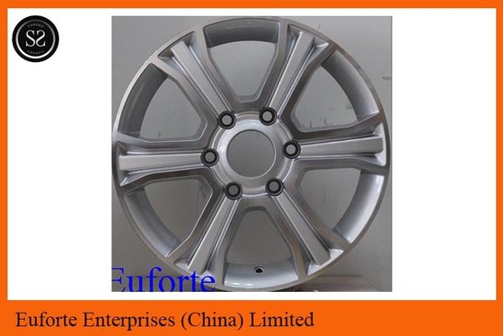 16inch 6 Spoke 4 x 4 Off Road Wheels 6 x 130 Silver Machine Face SUV
