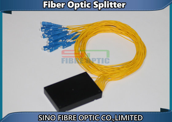 1x64 Single Mode Fiber Splitter Coupler ABS Box PLC Splitter for Patch Panel