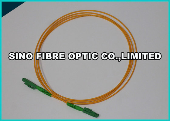 9 / 125 um Simplex Fiber Optic Patch Cables LX5 Connector Yellow Jacket