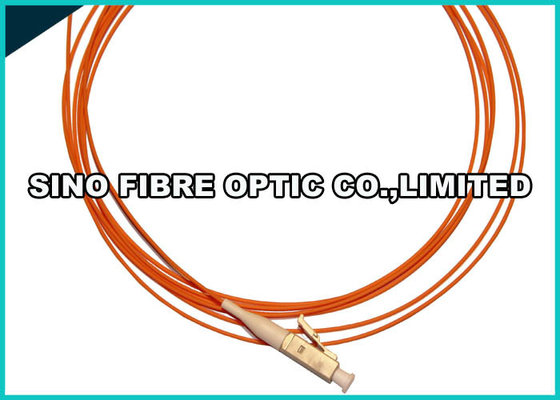 PVC Jacket Fiber Optic Patch Cables Single Mode SC / LC / ST Connector 0.9mm Dimension