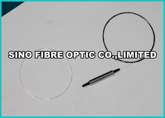 UL 1.5m Fanout Long Fiber Optic Splitter 1x2 FBT Coupler Ratio 50 / 50 for CATV Links