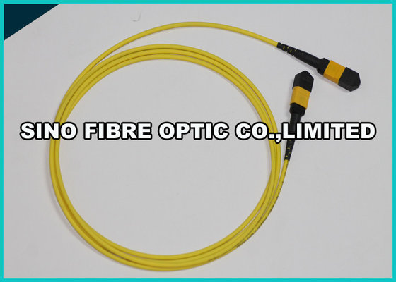 12 Female MPO Trunk Cable / Fiber Optic Trunk Cable 10G LR SFP+ Interconnect Solution