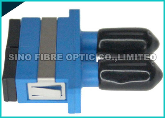 Multimode SC to SC Adapter Hybrid Duplex Fiber Optic Connector Polymer Sleeve,