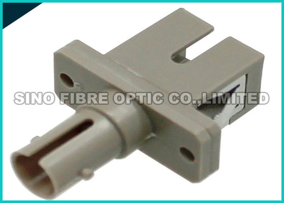 ST To SC Fiber Adapter , Simplex Fiber Optical Adapter 2N - 5.9N Receptacle Retentionforce