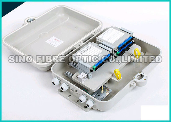 0.75Kg Double Layer Fiber Optic Distribution Box 12 Simplex Drop Outside