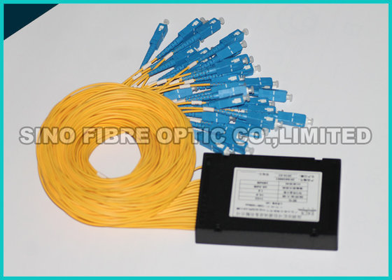 2.0mm Pigtailed Fiber Optic PLC Splitter 1x32 Module SC APC Fanout Cassette
