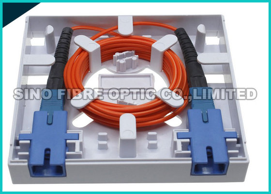 CATV Network Fiber Optic Distribution Panel SC Outdoor Terminal Box 750N Shock Resistance