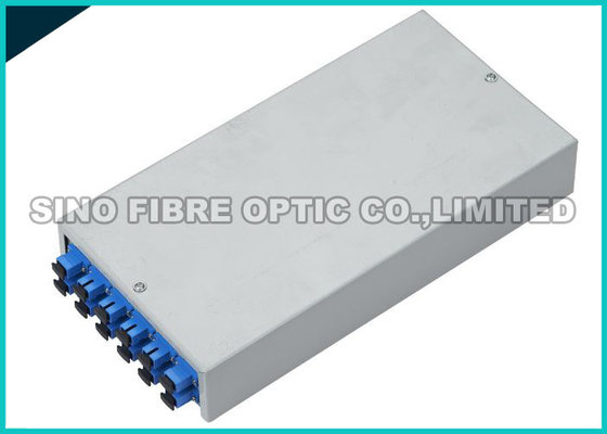 Configured LC / SC Fiber Optic Termination Box Wall Mounted 12 Port Φ 8.5mm - 18mm