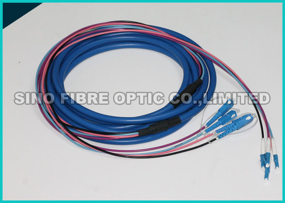7.0mm Blue Jacket ODC Fiber Optic Patch Cables 2 Cores FTTA Installed