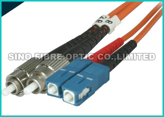 FC - ST Multimode Fibre Optic Patch Leads OM2 Full Metall Body APC Polish